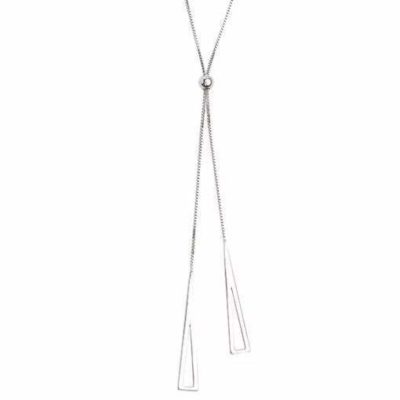 Collier cravate argent tendance - MIMY BIJOUX