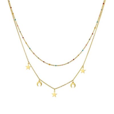 Collier multirang or - Mimy Bijoux Colliers