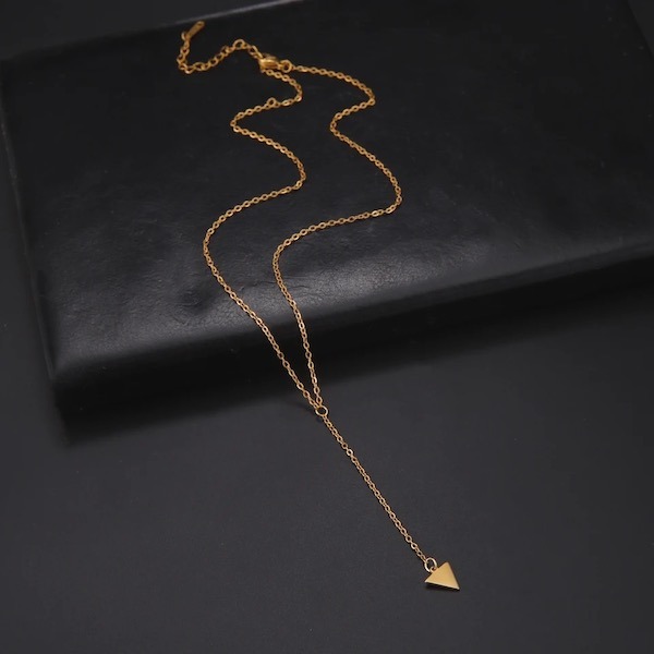 Collier cravate triangle - MIMY BIJOUX